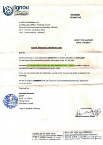 IGNOU-TNSOCE-Letter | TNSCVT (R)